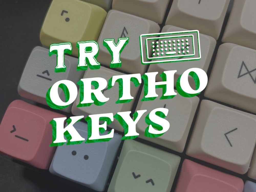 Try Ortho Keys | Ortholinear Keyboards OLKB Planck Preonic Ergodox ...